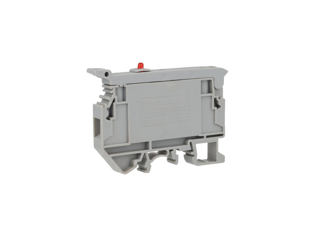 CAFL4UL24 — CLEMA PORTAFUSIBLE CON LED T/AMERICANO 24VCA/CD | Acotron Electrónica Industrial